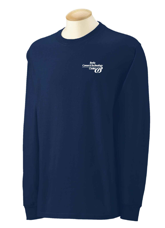 BCTC West Store. Navy LS Tee